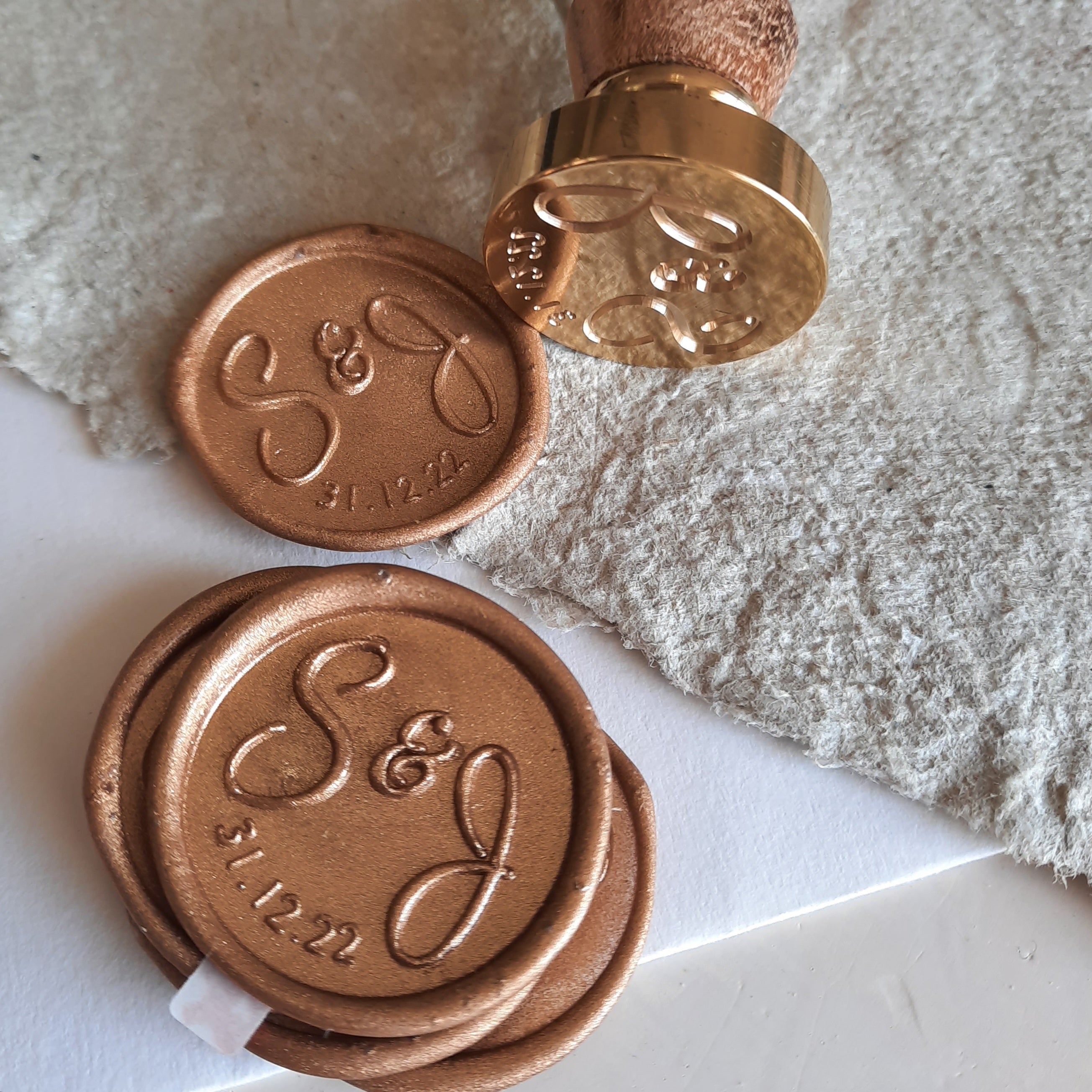Custom Monogram Stamp | Custom Wax Stamp | Personalised Wax Stamp – THE ...
