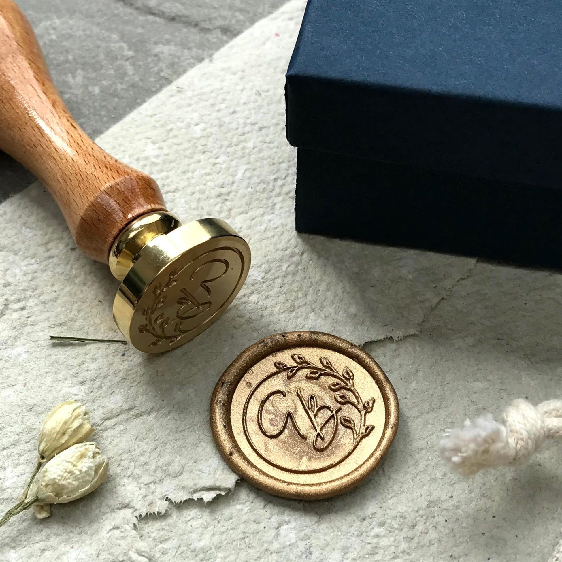 Monogram Wax STAMP | Personalised Wax Stamp | Custom Wax Stamp – THE ...